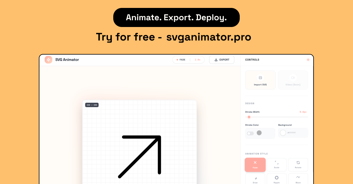 SVG Animator - Free Online CSS Animation Generator